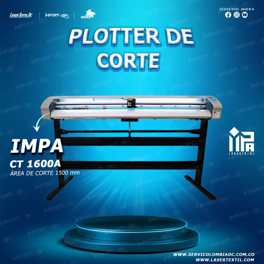 Plotter de corte IMPA Teneth CT1600A | IMPORT ASIA
